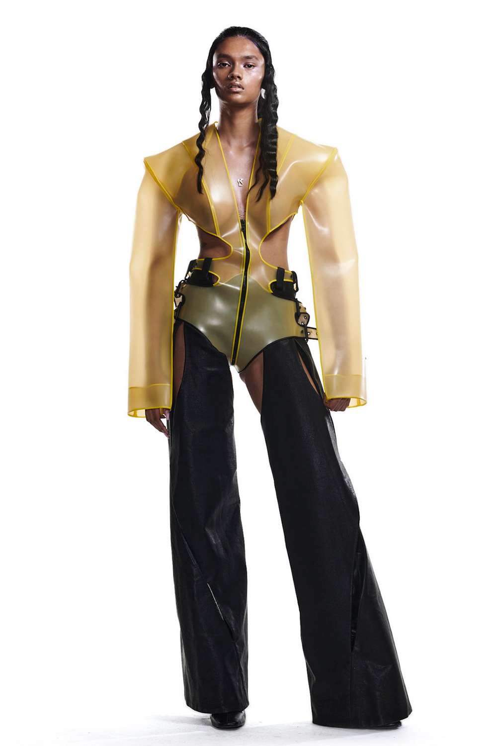 Buy Bloni Soft Yellow KOREAN VEGAN RUBBER Outer Wear