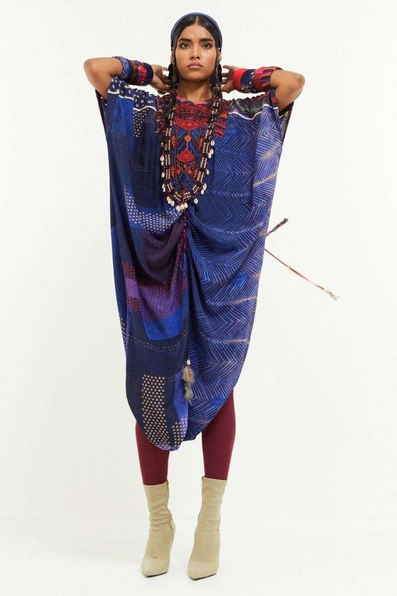 Buy Aseem Kapoor Soft Blue Italian Crepe Jumpsuits