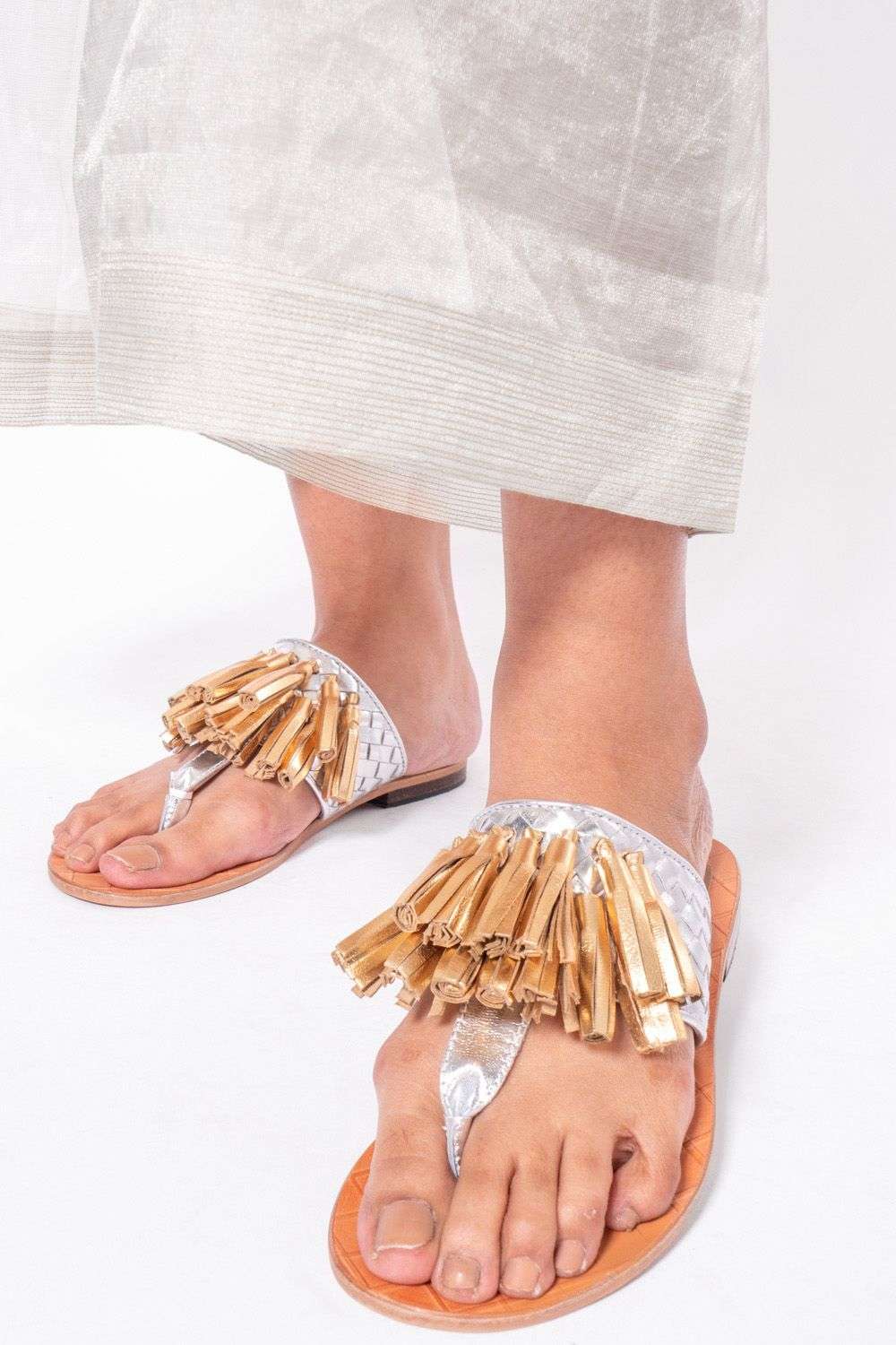 Buy Inochhi Soft Silver Genuine leather